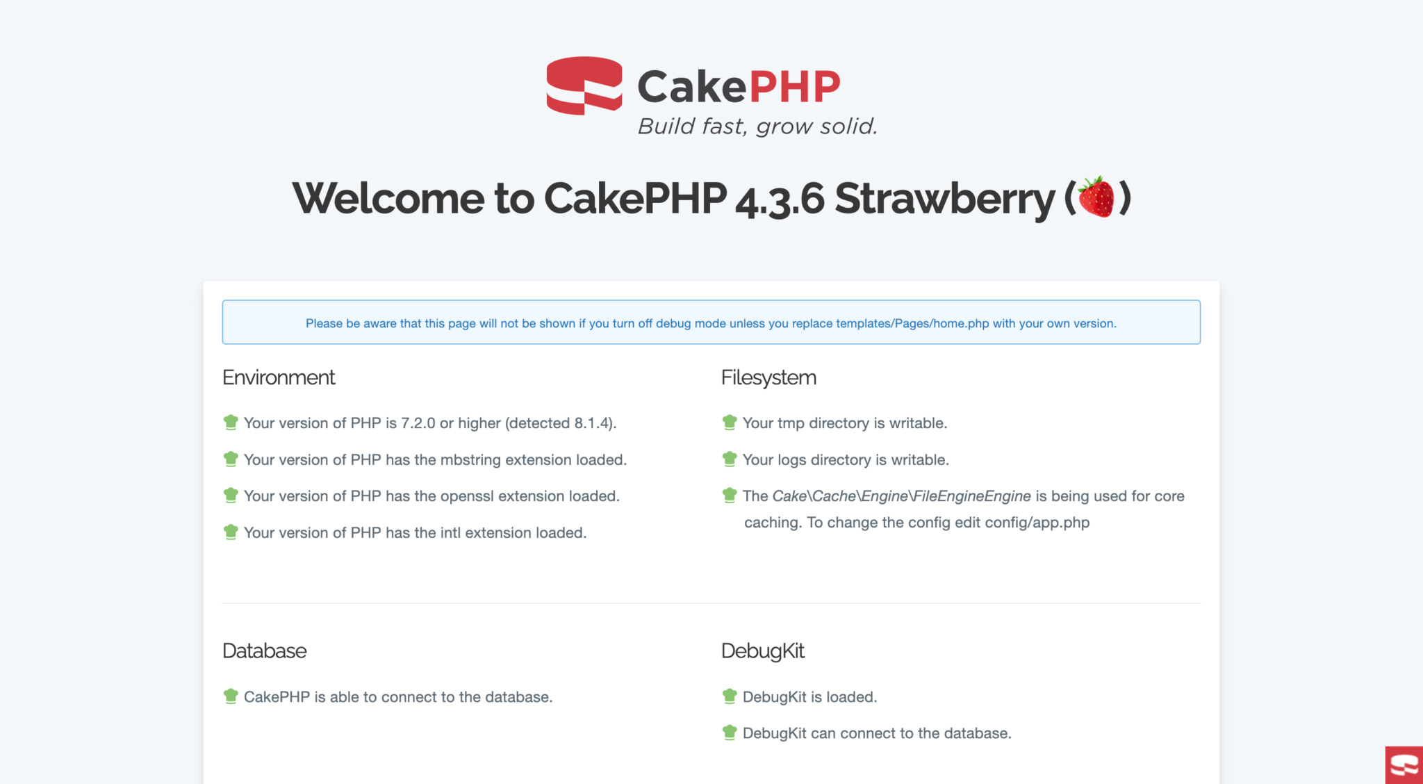 DockerでCakePHPの環境を立ち上げる on M1 Mac【4.x 対応】 | PEblo.gs